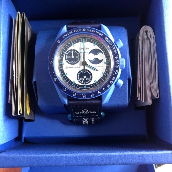 Swatch | Accessories | Swatch X Omega Moonswatch Mission To Super Blue ...